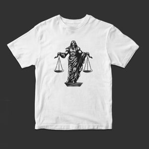 Justice Scale Balance Law Judge Symbol Lady Statue Coaster Black White ...