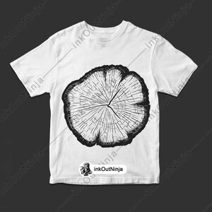 Circular Wood Slice Tree Disc Round Slab Piece Cut Log Bark Laser File ...