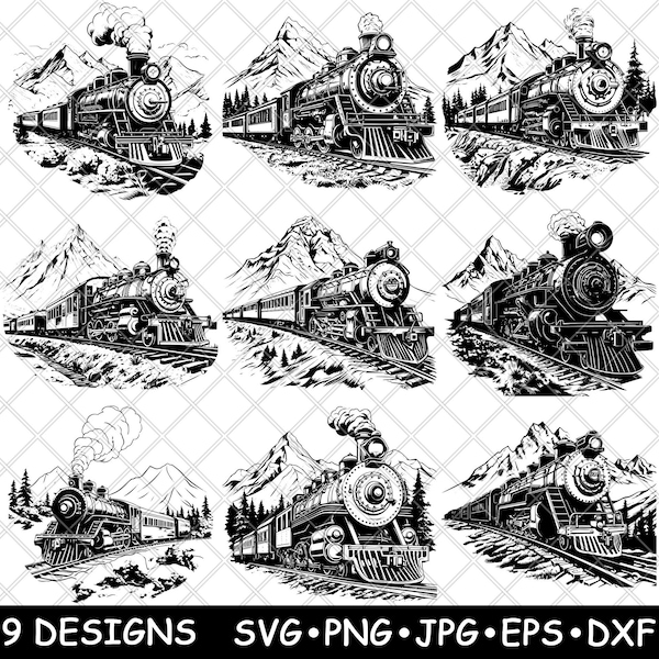 Train Stencil - Etsy