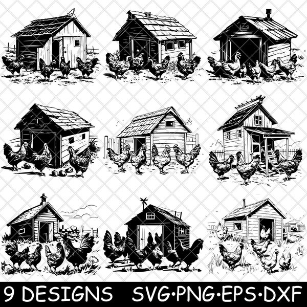 Laser Cut Chicken Coop - Etsy