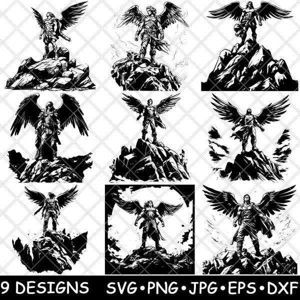 Saint Michael Svg - Etsy