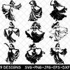 Belly Dance Svg - Belly Dance Silhouette - Belly Dance Svg Bundle ...