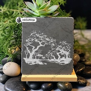 Sakura Cherry Blossom Trees Japanese Hanami Bonsai Wood Laser File SVG ...