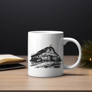 Old Rustic Barn Farm Ranch Cattle House Vintage Land Scene Shelter Svg ...