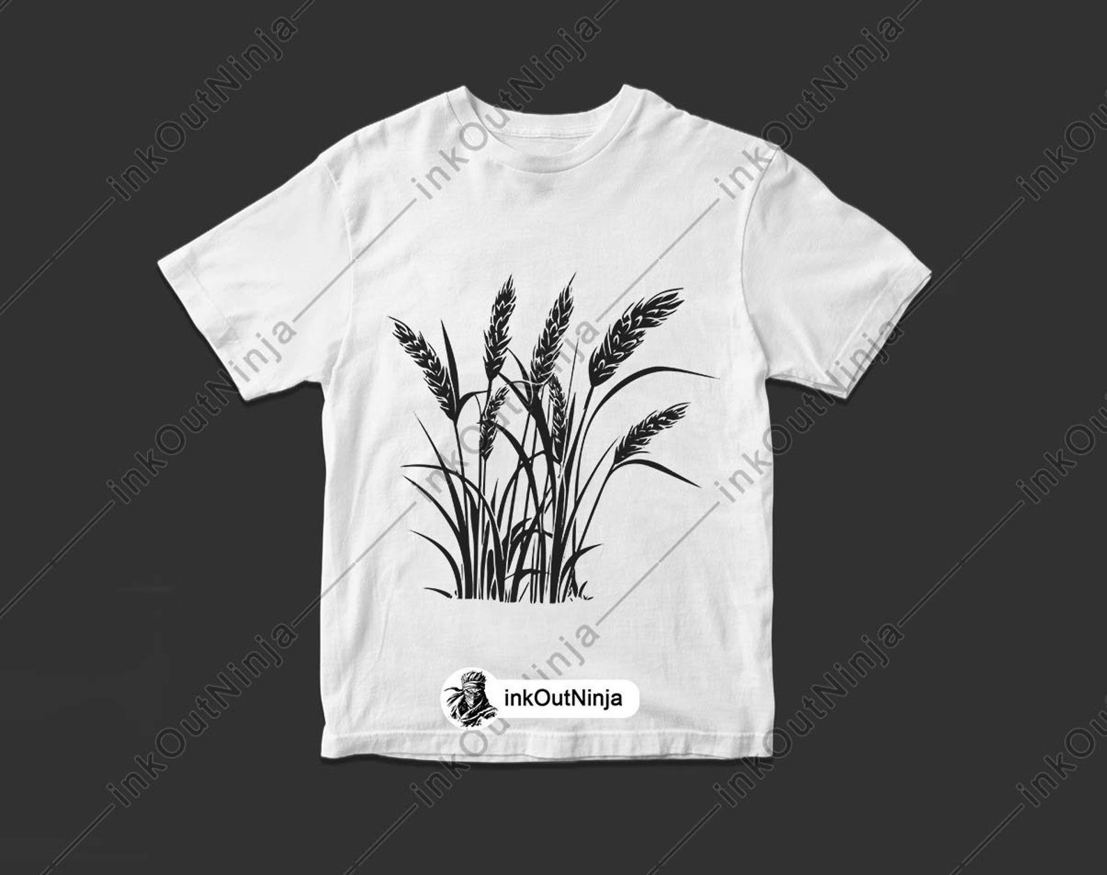 Palay Rice Paddy Crop Grain Staple Asian Farm Cereal Plant Field Svg ...
