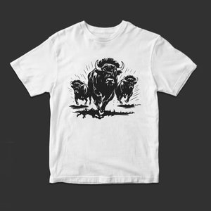 American Bison Buffalo Run Gallop Sprint Charge Herd Wild Mammal Svg ...