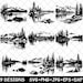 Lake Tahoe Alpine California Nevada Crystal Clear Sierra Scenic Svg,dxf ...