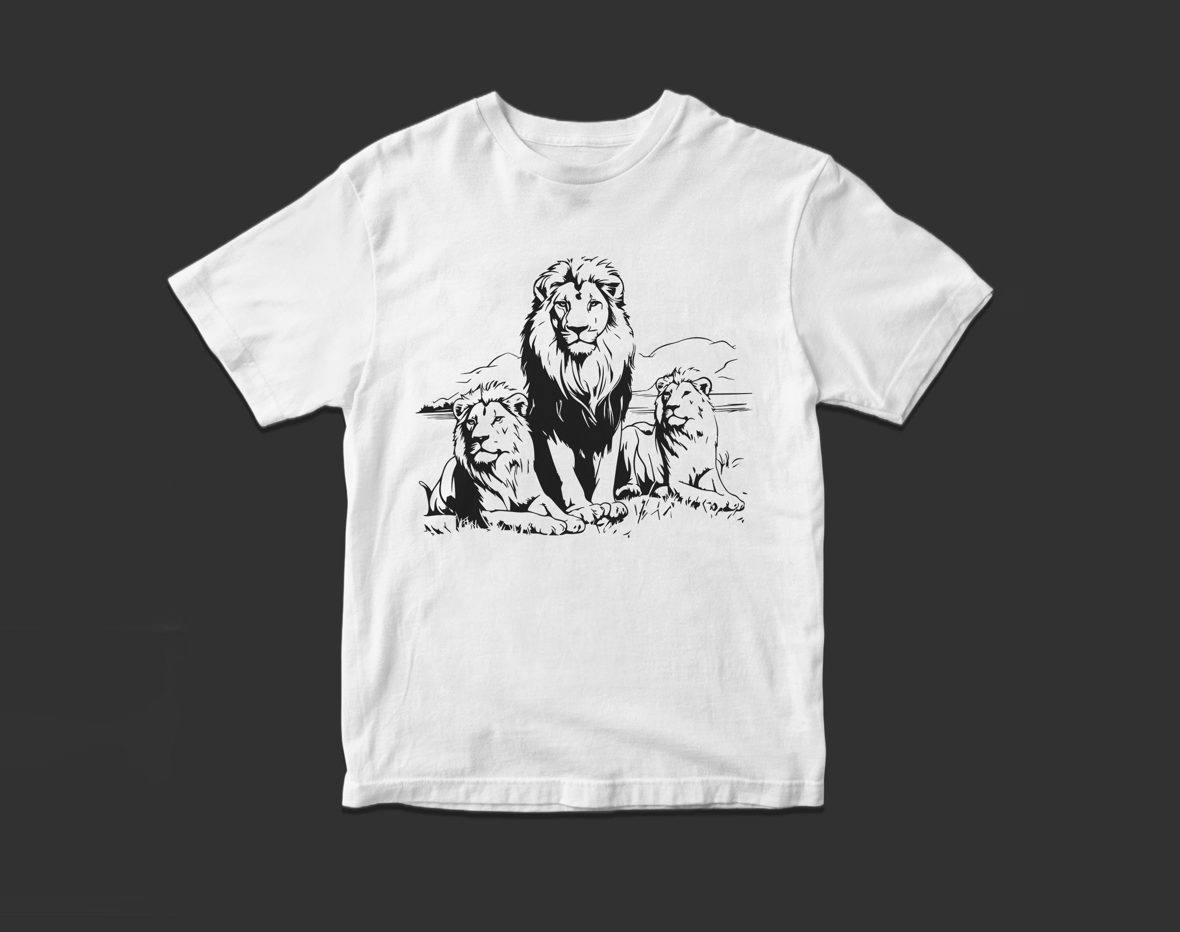 Pride of Lions Family Group Pack Alpha Male Cubs Wildlife - Etsy