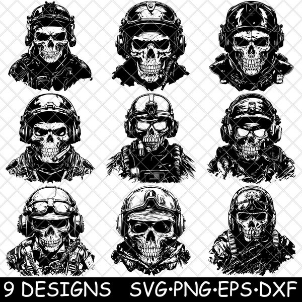 Skull Military Helmet - Etsy