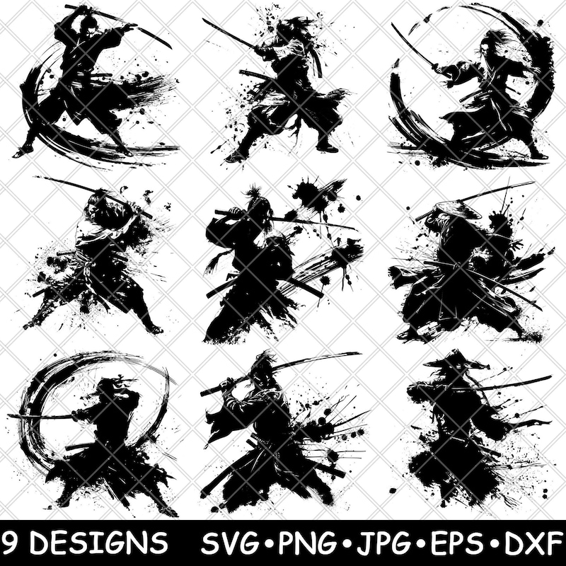 Samurai Sword Anime Decal - Etsy