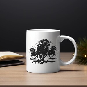 American Bison Buffalo Run Gallop Sprint Charge Herd Wild Mammal Svg ...