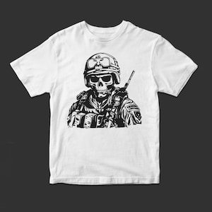 Skeleton Army US Soldier Skull Pilot Troops Operative Swat Corpse Svg ...
