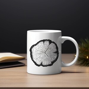 Circular Wood Slice Tree Disc Round Slab Piece Cutout Log Bark Svg,dxf ...