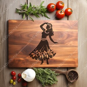 Hula Dancer Hawaiian Girl Polynesian Island Pacific Luau Ritual Svg,dxf ...