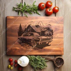 Rustic Ranch Barn Classic Car Muscle Old Vintage Race Road Cabin Svg ...