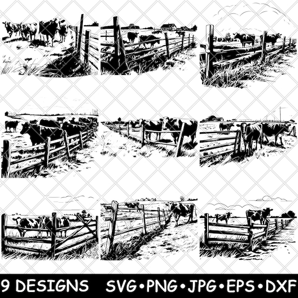 Pasture Scenes - Etsy