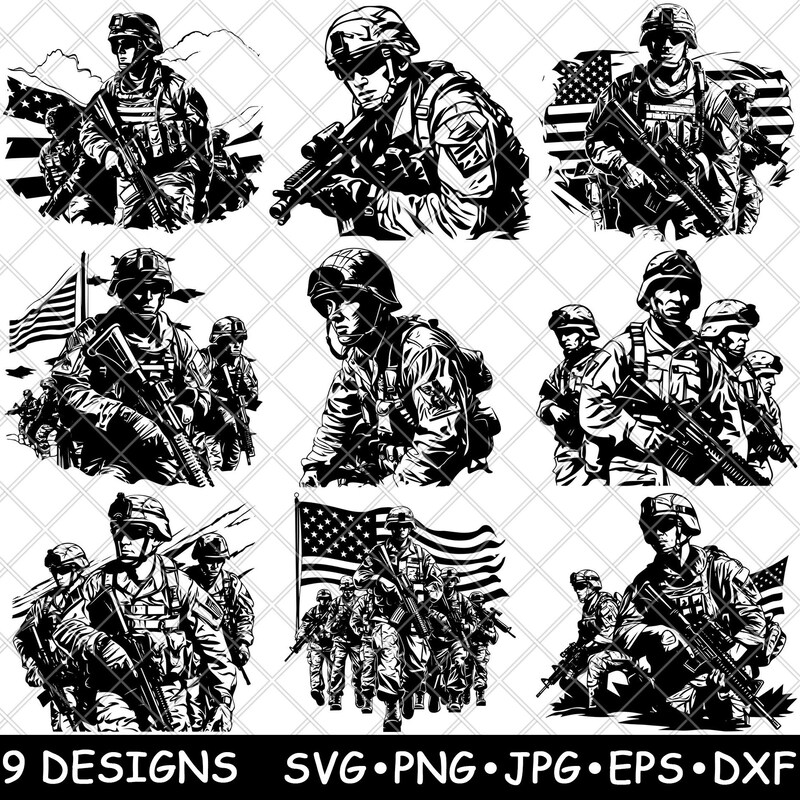Us Army Stencil - Etsy