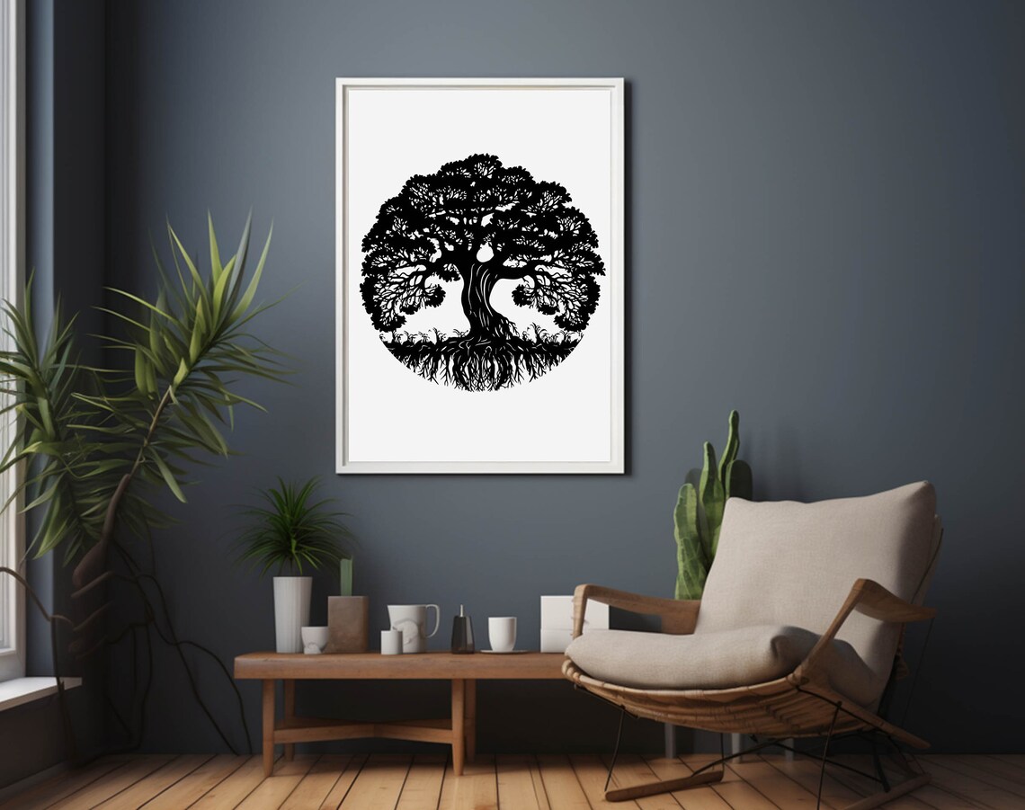 Balete Tree Ficus Sacred Fig Banyan Maui Woodland Hawaii Laser File SVG ...