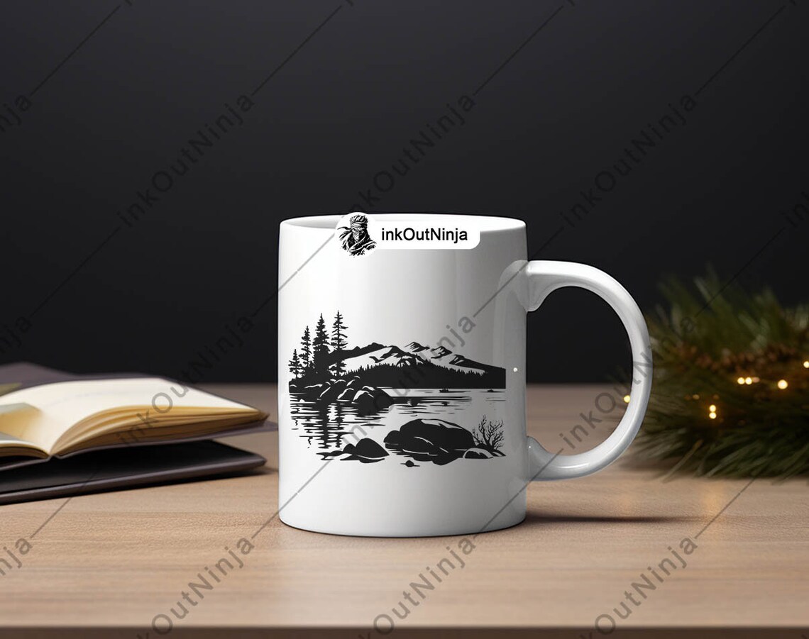 Lake Tahoe Alpine California Nevada Crystal Clear Sierra Scenic Svg,dxf ...