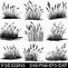 Reed Cane Bulrush Marsh Plant Grass Water Wetland Thatch Laser File SVG ...