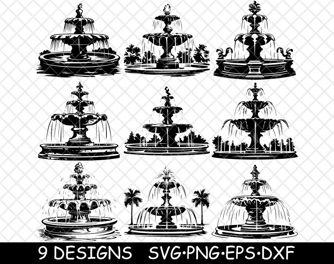Water Fountain Stone Medieval Gothic Stone Sculpture Coaster Black ...