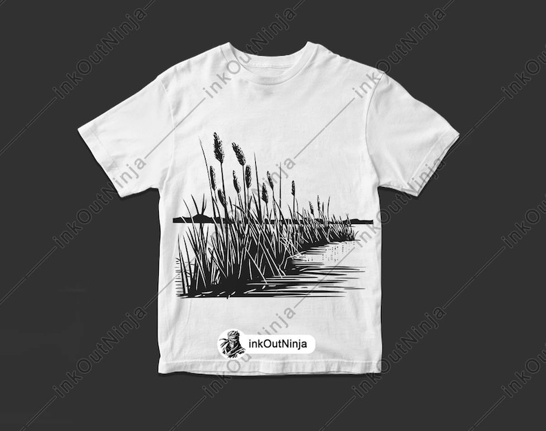 Cattail Reed Schilf Wild Grass Swamp Marsh Typha Wetland Sedge Svg,dxf ...