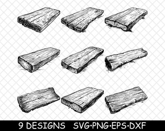 Rustic Wood Slab Tree Slice Timber Log Salvaged Board Lumber - Etsy