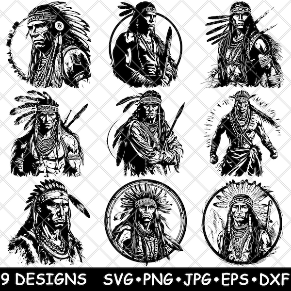 Native Kid Svg - Etsy