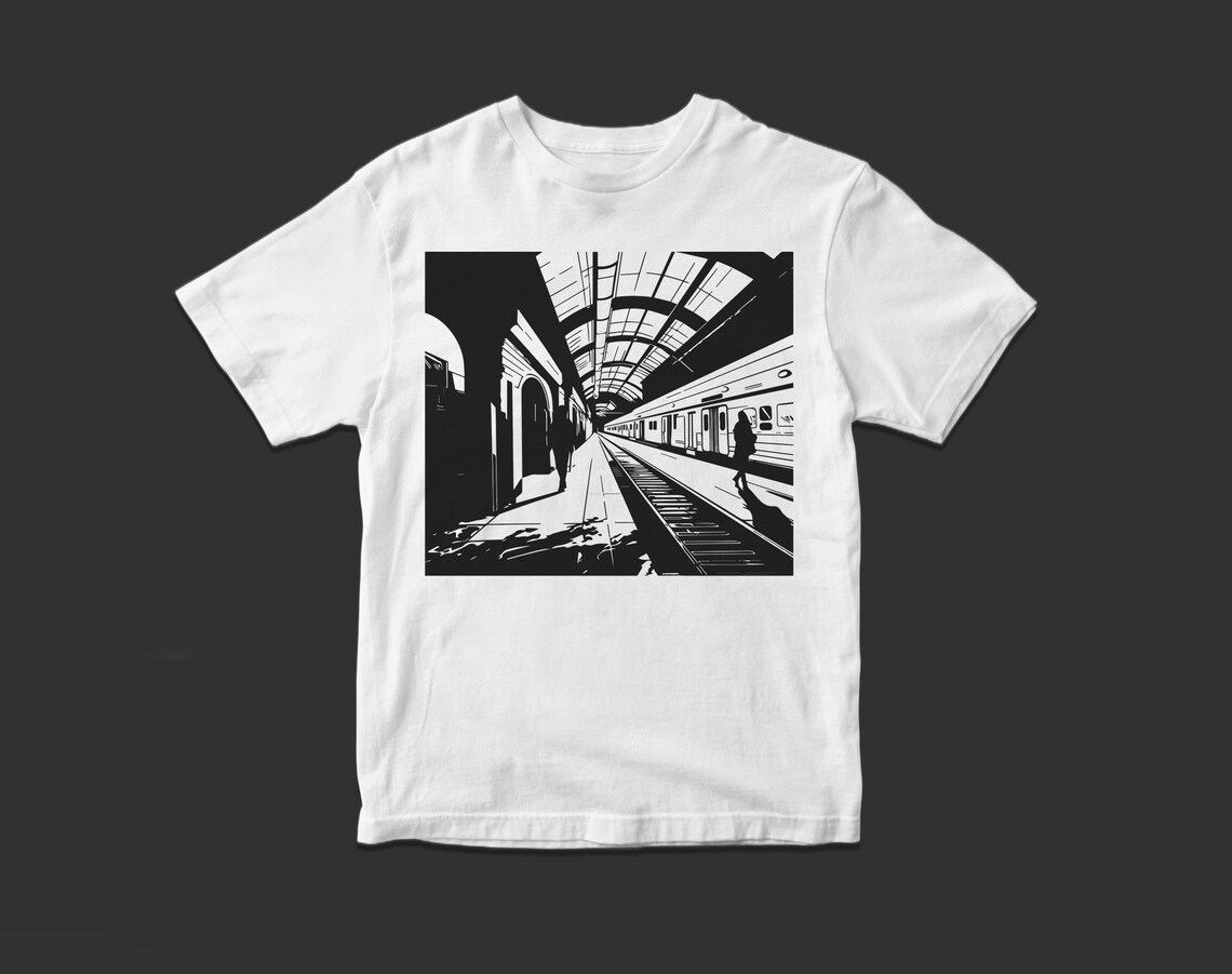 Subway Train Metro Transit Urban Commute Station Tunnel - Etsy