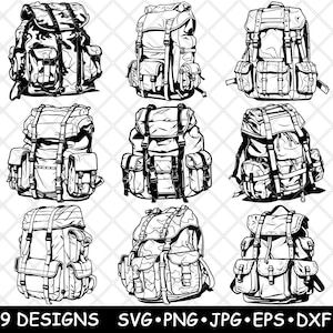 Rucksack Military Tactical Backpack Assault Bag Hike Coaster Black ...