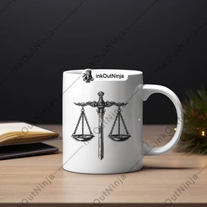 Justice Scale Sword Balance Judgement Law Equality Legal Laser File SVG ...