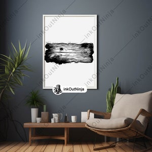 Rustic Wood Slab Tree Slice Timber Log Salvaged Board Lumber Stump Svg ...