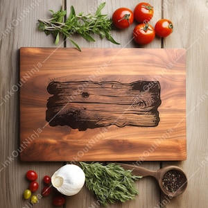 Rustic Wood Slab Tree Slice Timber Log Salvaged Board Lumber Stump Svg ...