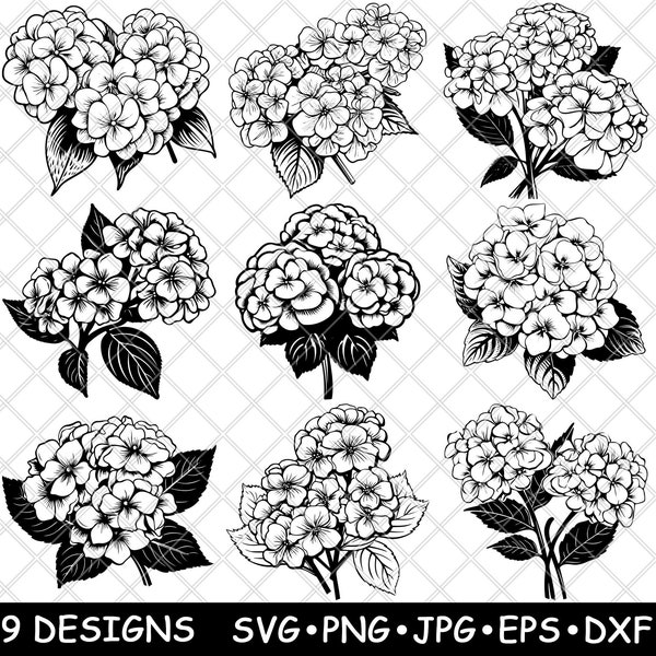 Flower Cluster Svg - Etsy