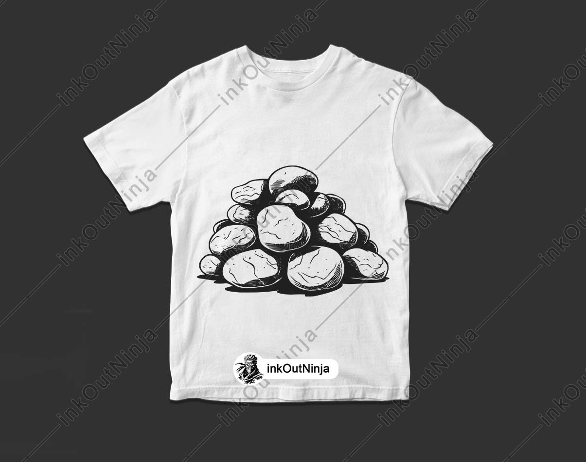 Rock Pile Clipart Bundle Stone Stack PNG SVG Pebble Piles Set for ...
