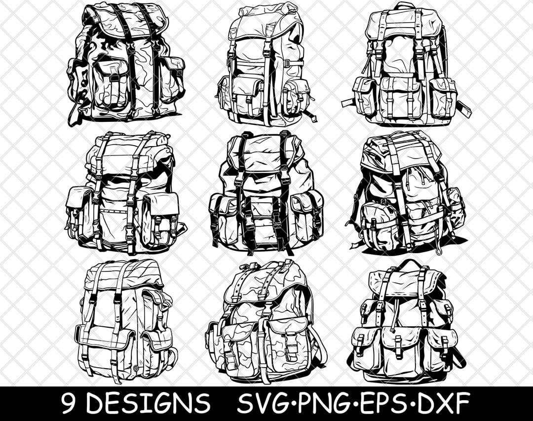 Rucksack Military Tactical Backpack Assault Bag Hike Coaster Black ...