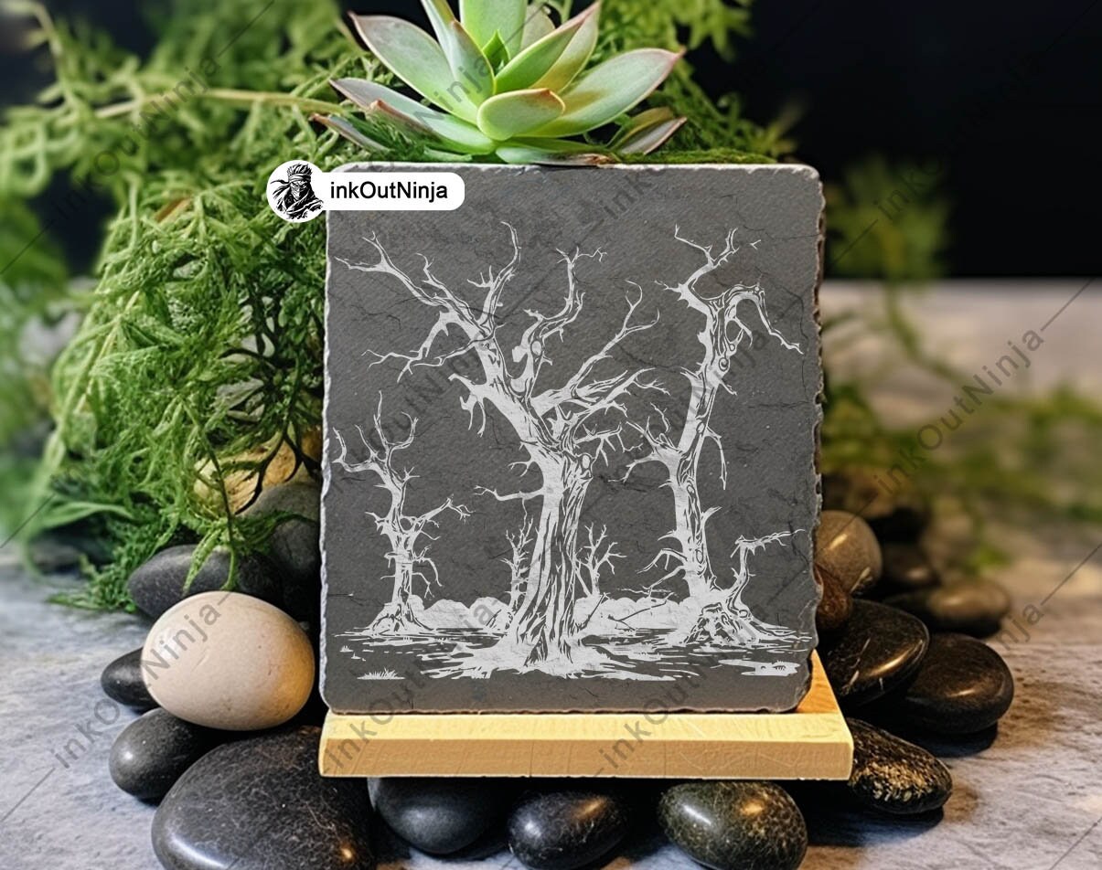 Creepy Dead Tree Clipart Bundle | Haunted Forest SVG PNG | Spooky Tree ...