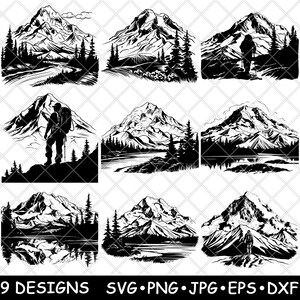 Mount Mckinley Denali Highest Peak Alaska Range Summit Laser File SVG ...