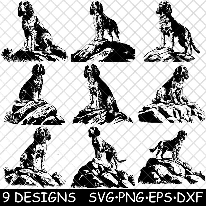 Spaniel Hunting - Etsy