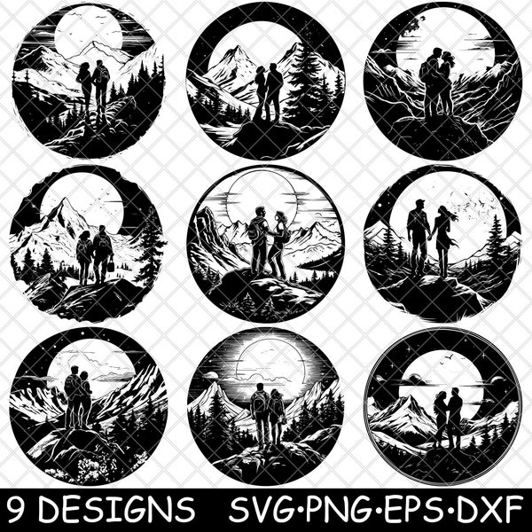 Mountain Wedding Svg - Etsy