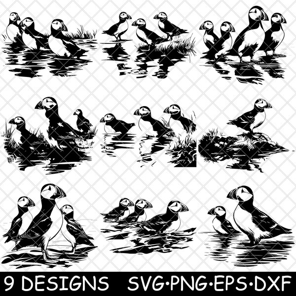 Puffin Png Clipart - Etsy