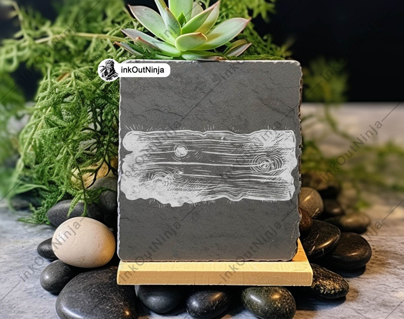 Rustic Wood Slab Tree Slice Timber Log Salvaged Board Lumber Stump Svg ...