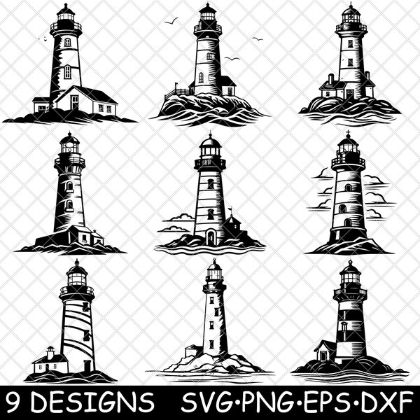 Lighthouse Decal - Etsy