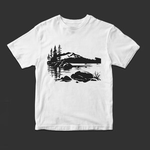Lake Tahoe Alpine California Nevada Crystal Clear Sierra Scenic Svg,dxf ...