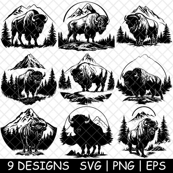 Buffalo Stencil - Etsy