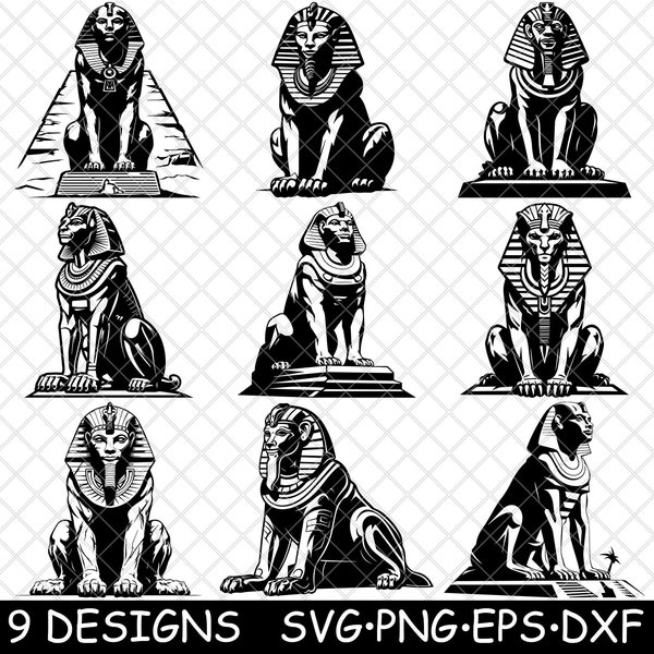 Sphinx Head Clipart Stickers - Etsy