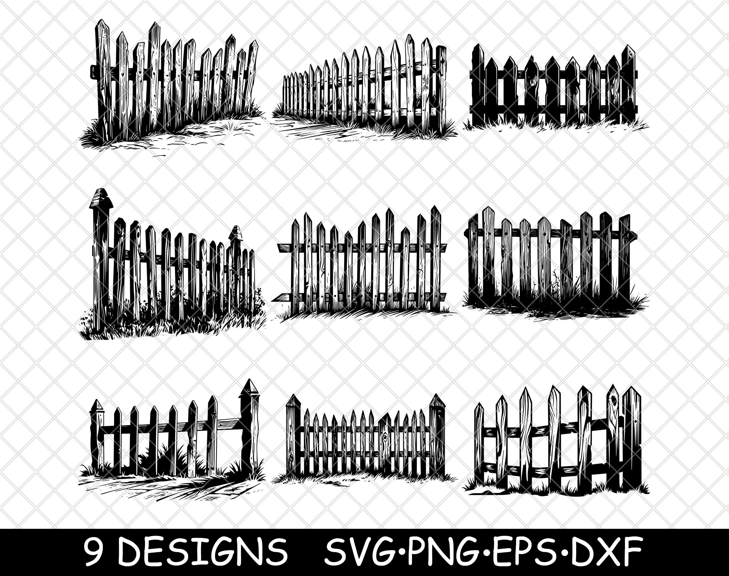 Rustic Wood Farm Fence Plank Ranch Barn Timber Board Post - Etsy