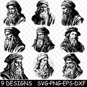 Leonardo Da Vinci Mona Lisa Last Supper Inventor Scientist - Etsy