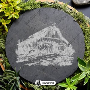 Rustic Barn Vector Bundle | Vintage Farmhouse Pngs for Laser Engraving ...