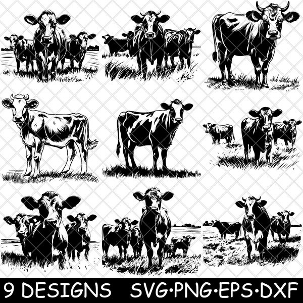 Cattle Svg - Etsy
